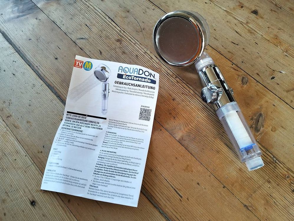 Duschkopf mit Filter AQUADON EcoTornado (Gebraucht) in Crèmines für CHF ...