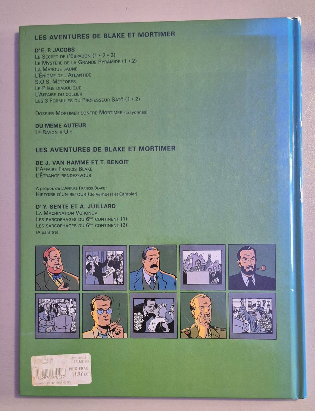 Les aventures de Blake et Mortimer: La Machination Voronov (D'occasion ...