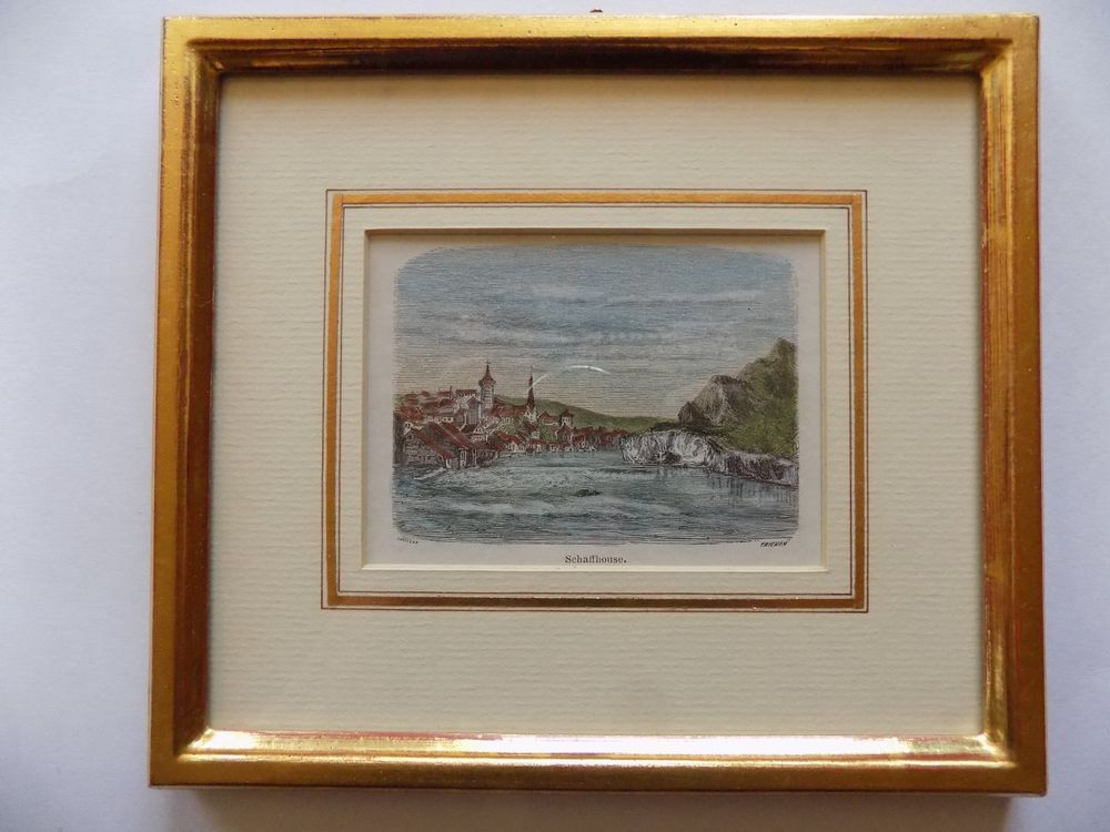 Schaffhausen koloriert Goldrahmen (Gebraucht) in Risch für CHF 125 – mit Lieferung auf Ricardo ...