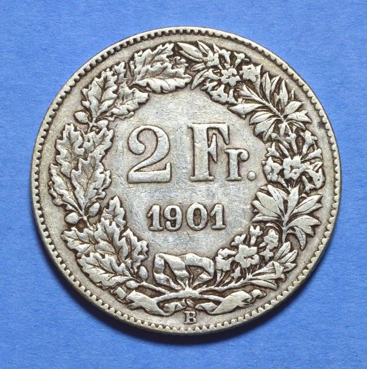 2 Franken 1901 (D'occasion) à Oberglatt ZH pour CHF 121 – avec livraison | Acheter sur Ricardo