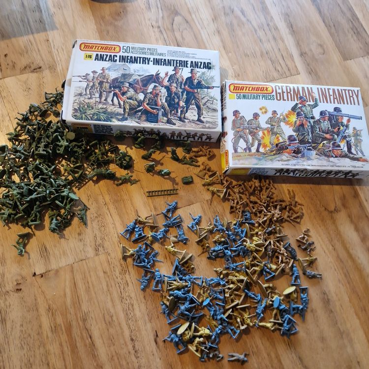 German Infantry Matchbox | selten - 1988 | 1:76 | Kaufen auf Ricardo