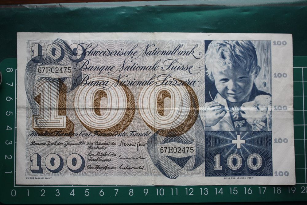 st. martin 100 franken note 1970 (Gebraucht) in Laupen für CHF 54 – mit ...