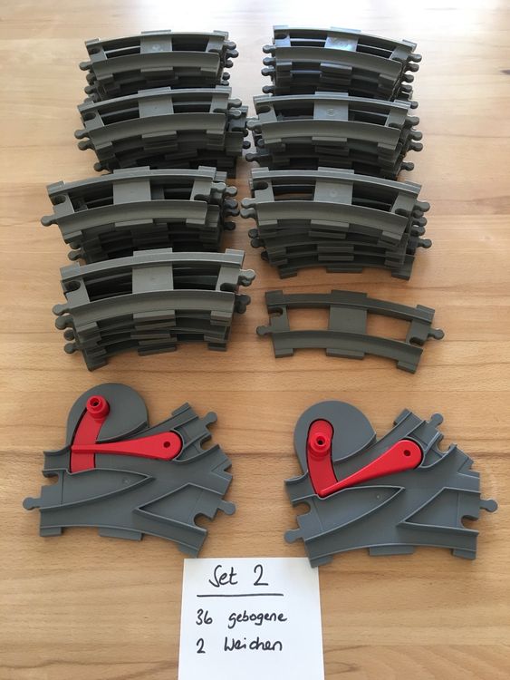 Lego Duplo Schienen und Weichen, Set 2 (Gebraucht) in Watt für CHF 25 – mit Lieferung auf ...