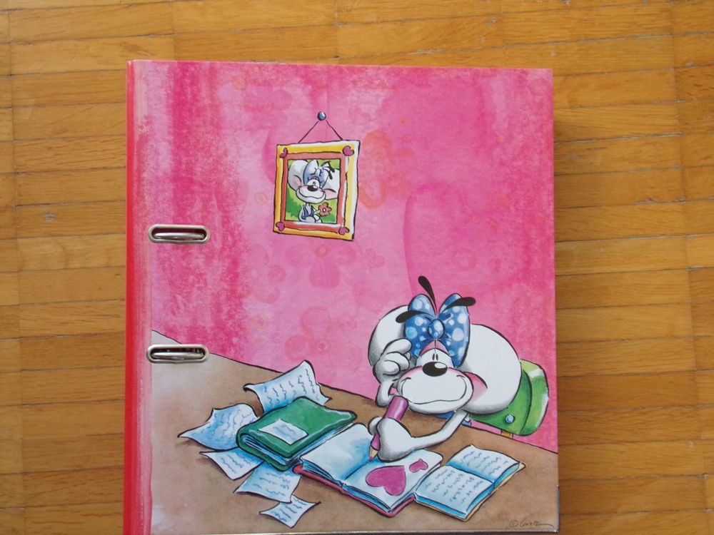 Diddl Ordner Diddlina am schreiben mit 276 Blättern | Kaufen auf Ricardo