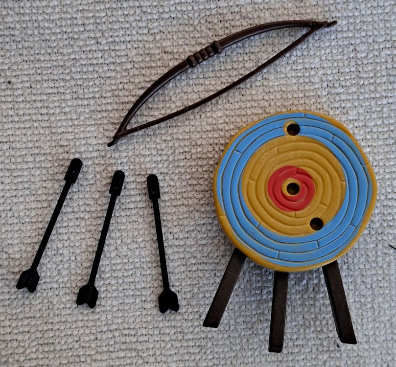 Playmobil Pfeil Bogen und Pfeilbogen Zielscheibe | Kaufen auf Ricardo