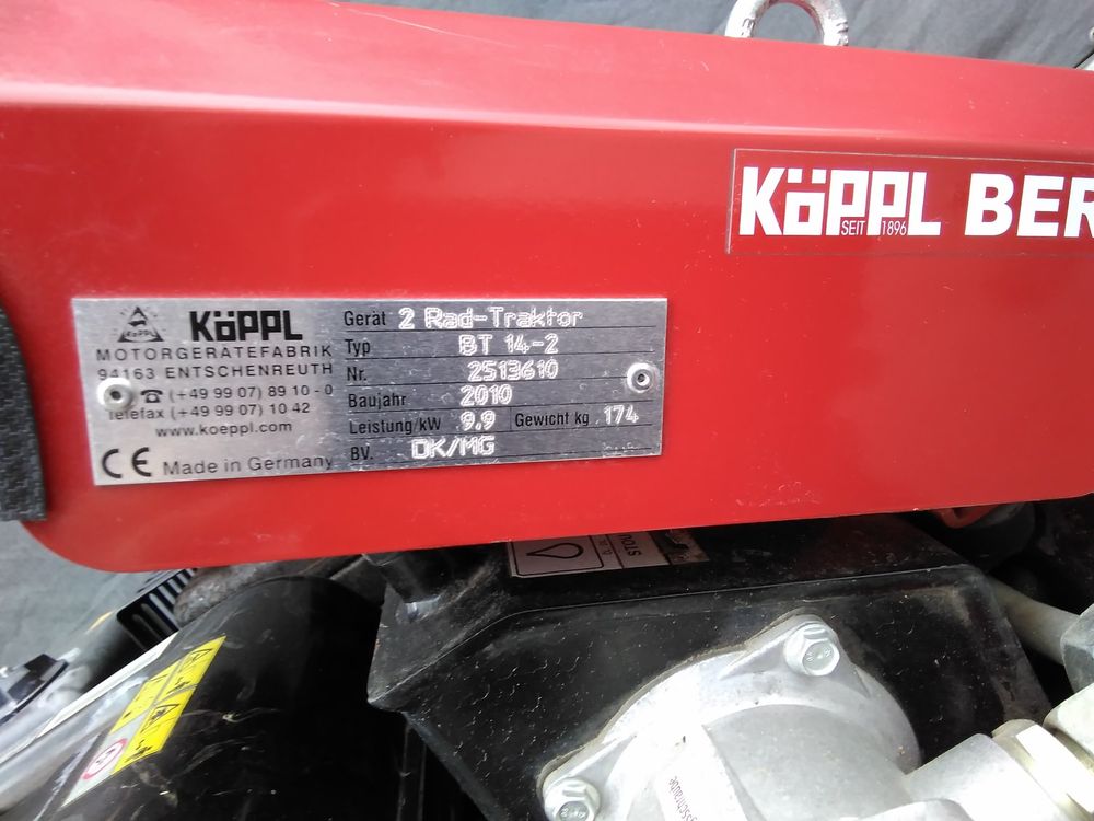 Motormäher Köppl Bergtalent (Gebraucht) in Wila für CHF 7025 – nur ...