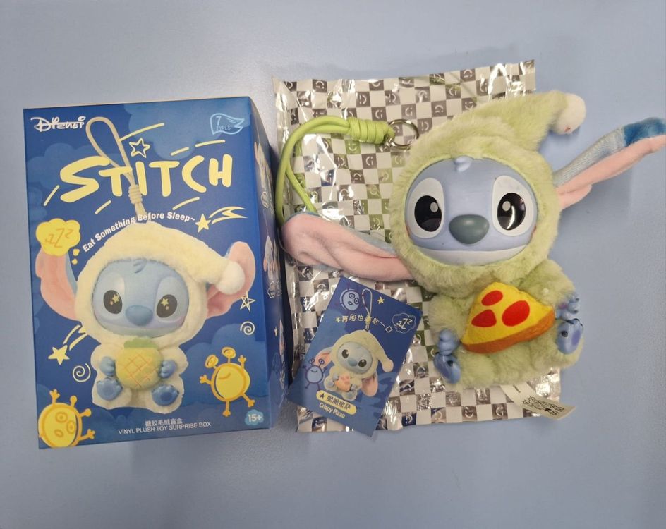 Labubu STITCH Disney VERT Original Neuf CRISPY PIZZA (Neu und ...