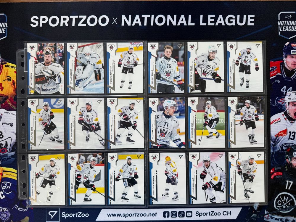 HCFG Fribourg Gottéron = BASE SET COMPLET 18x = SPORTZOO | Kaufen auf ...