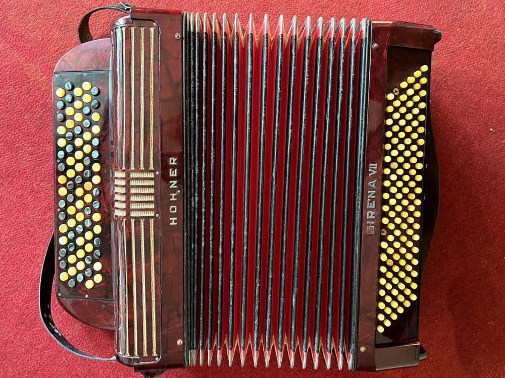 Chromatische Handorgel Akkordeon Hohner 40er-Jahre Rarität | Acheter ...