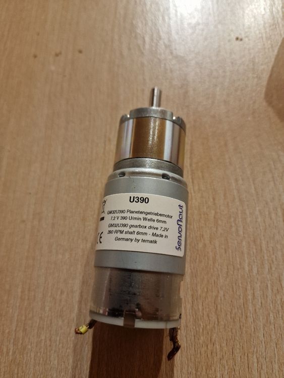 Servonaut Motor Getribemotor 7,2 V 390U/min Welle 6mm (Neu (gemäss ...
