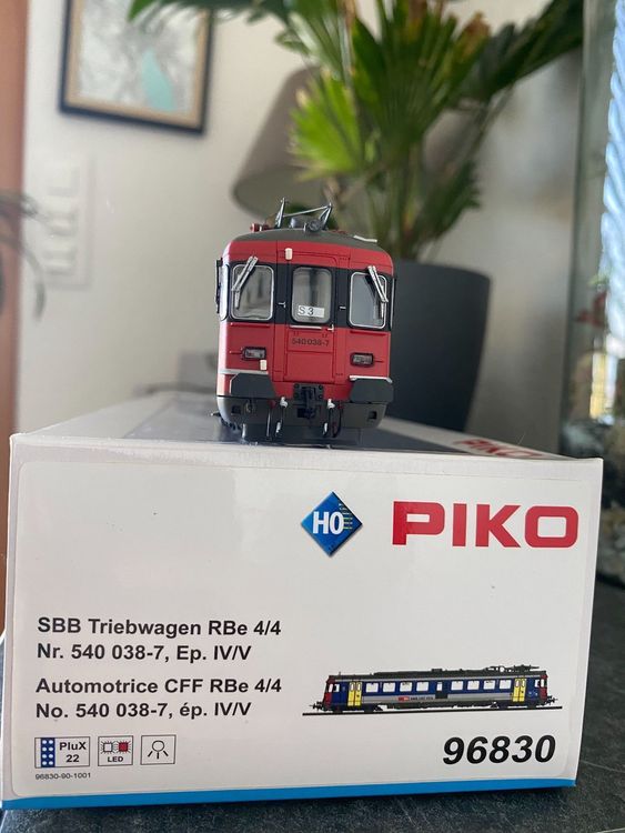 SBB TRIEBWAGEN RBe 4/4 RBe 540 PIKO 96830 (Neu (gemäss Beschreibung ...