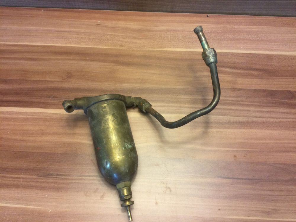 Antikes Messing Dieselfiltergehäuse von Traktor oder Auto??? (Gebraucht ...