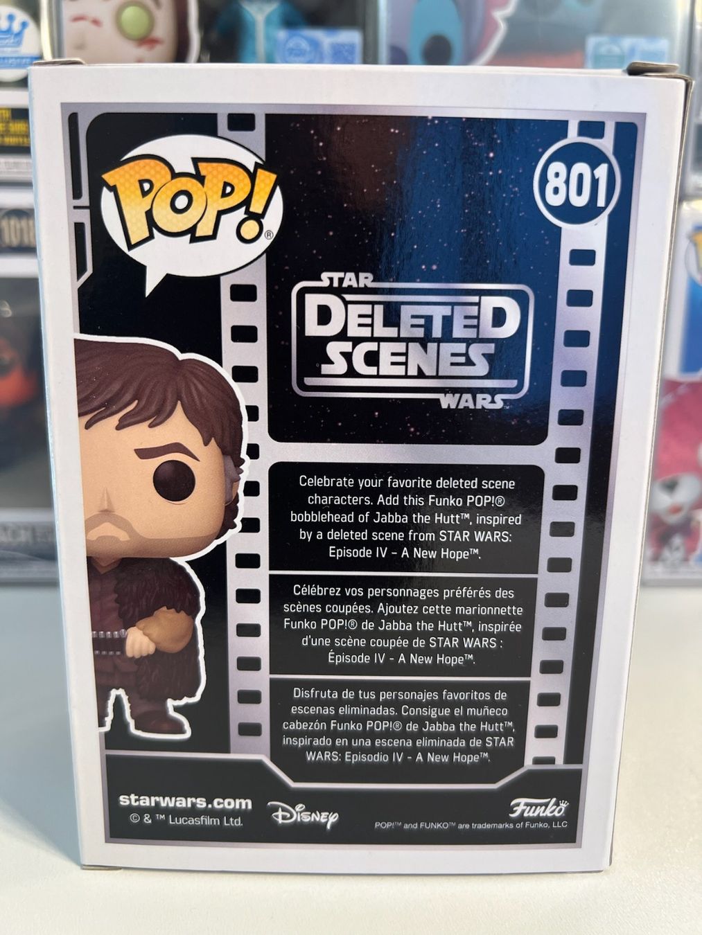Funko POP! Star Wars Jabba The Hutt (Deleted Scenes) (Neuf avec ...