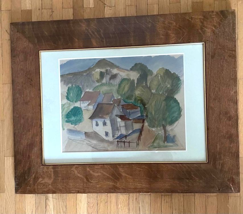 Aquarell von Wilhelm Schmid | Kaufen auf Ricardo