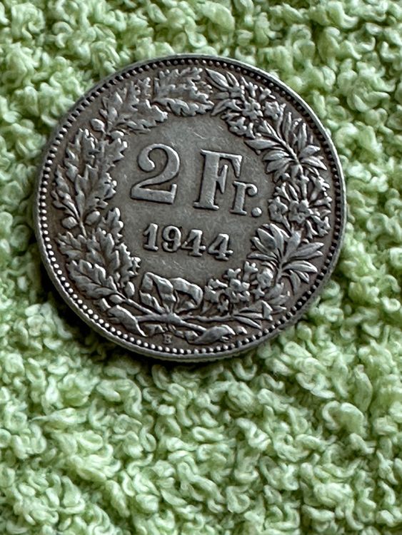 Schweizer Münze Fr. 2.- 1944 (Gebraucht) in Obergerlafingen für CHF 5 – mit Lieferung auf ...