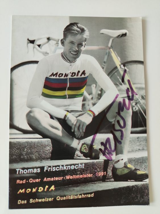 Autogramm Thomas Frischknecht, Radquer, orig. Signatur (Neu (gemäss ...