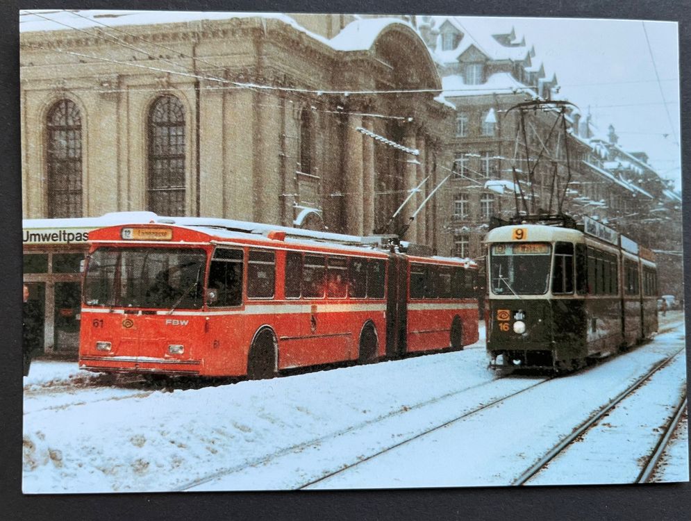Trolleybus/Tram/ Städt. Verkehrsbetriebe Bern (SVB) ca. 1980 | Kaufen auf Ricardo