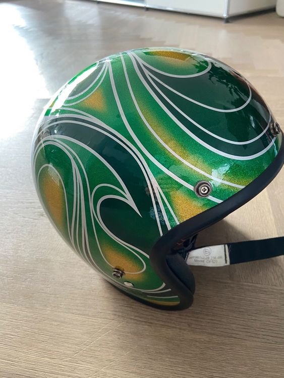 Bell Motorradhelm Helm Bell CUSTOM 500 Chem Candy Green grü (Gebraucht ...
