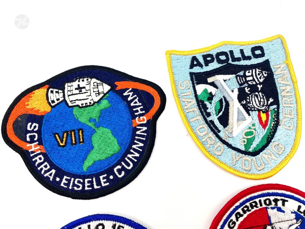 Apollo Skylab Nasa Space Moon Mission Badges Aufnäher 9x | Kaufen auf ...