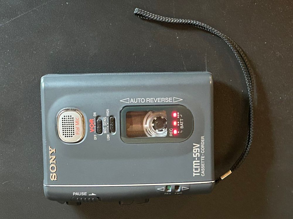 Vintage SONY Walkman SONY TCM-59V Tape Kassettengerät | Kaufen auf Ricardo