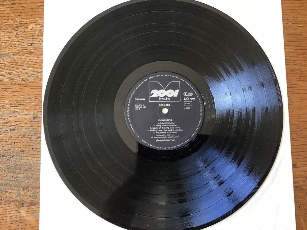 Brain german prog rock LP Steamhammer | Kaufen auf Ricardo