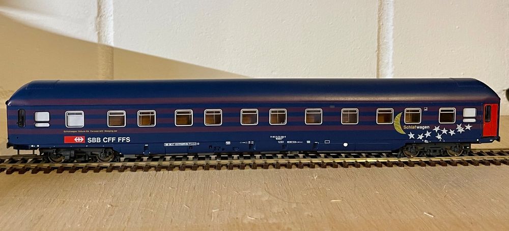 2x Roco SBB CFF FFS Nightjet Nachtzug Night H0 DC Wagen | Kaufen auf ...