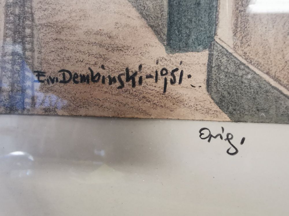 ÉDOUARD VON DEMBINSKI DESSIN SIGNÉ ET DATÉ 1951 (Gebraucht) in Genève ...