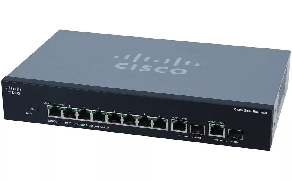 Managed switch Cisco SG300-10 (Gebraucht) in Gümmenen für CHF 5 – mit ...
