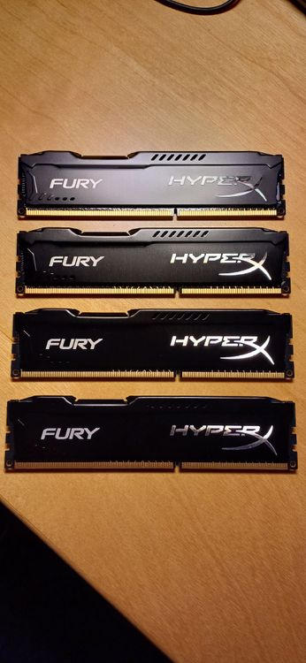 Kingston Fury Hyper X 4x 4GB DDR3 1333MHz (Gebraucht) in Fraubrunnen ...