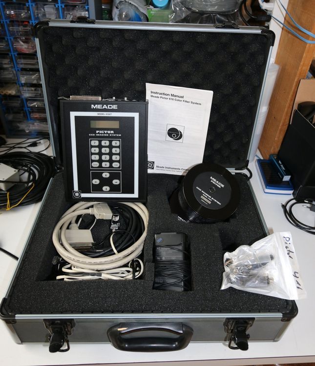 MEADE CCD Camera PICTOR 416XT+ Color filter system 616 (Defekt) in St ...