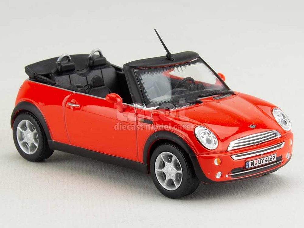 Mini Cooper Cabriolet R52 2004-2008 rot 1:43 von Cararama (Neu und ...