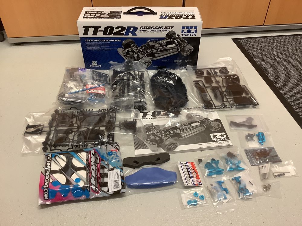 Tamiya TT-02R inkl. Wettkampfräder und viele Tuningteile Alu (Neu und ...