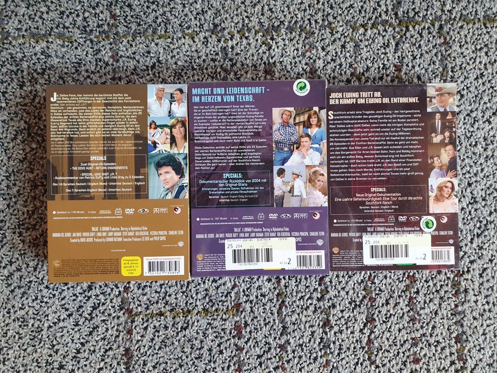 DVD Dallas, Staffeln 3 + 4 + 5 komplett (Gebraucht) in St. Margarethen ...