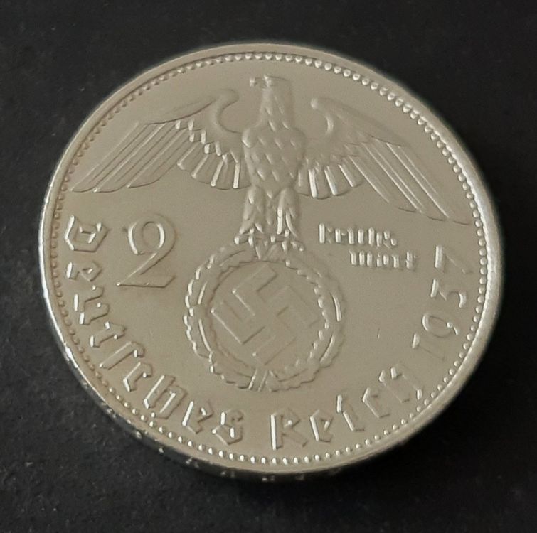 Deutsches Reich - 2 Reichsmark 1937 G (Gebraucht) in Ebikon für CHF 8 – mit Lieferung auf ...