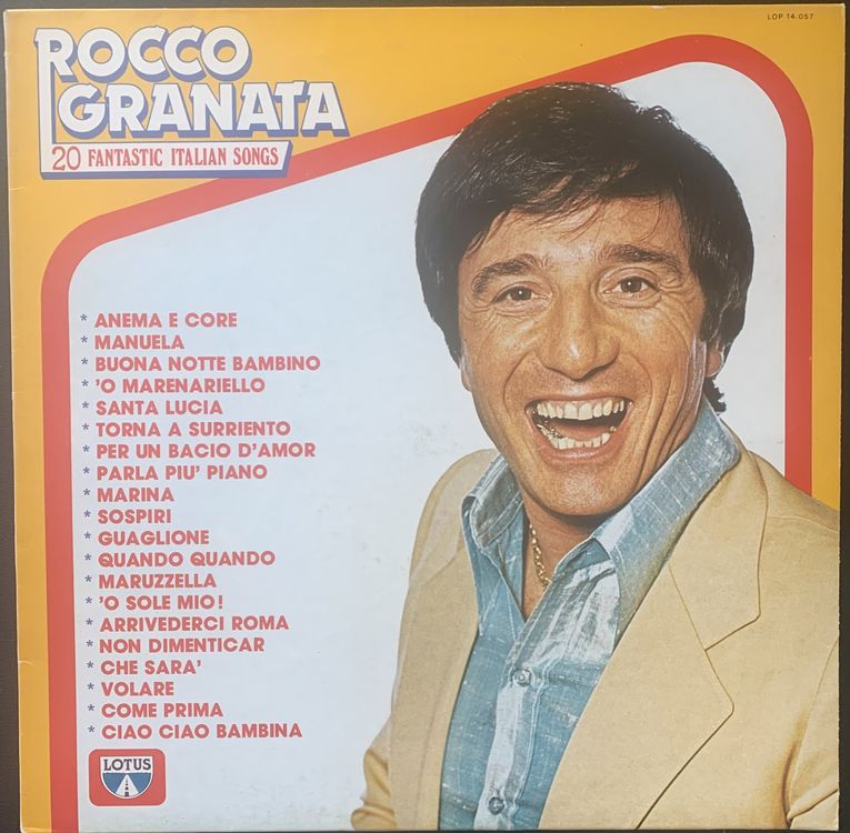 Rocco Granata - 20 fantastic italian songs (Gebraucht) in Feldbach für ...