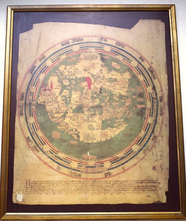 Antike Weltkarte Andreas Walsperger (Gebraucht) in für CHF 35 – mit ...