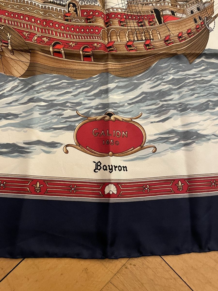 Foulard vintage "Galion Bayron" in seta, come nuova! (Usato) a Massagno ...