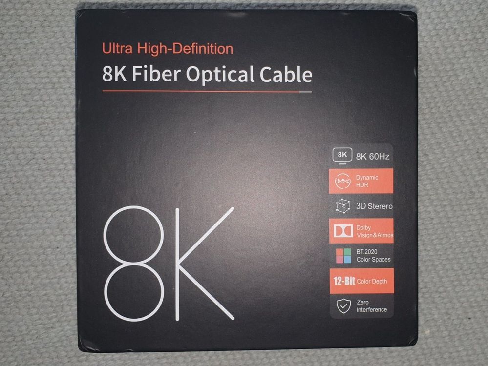 10m 8k Fiber Optical HDMI 2.1 (Neu (gemäss Beschreibung)) in für CHF 20 ...
