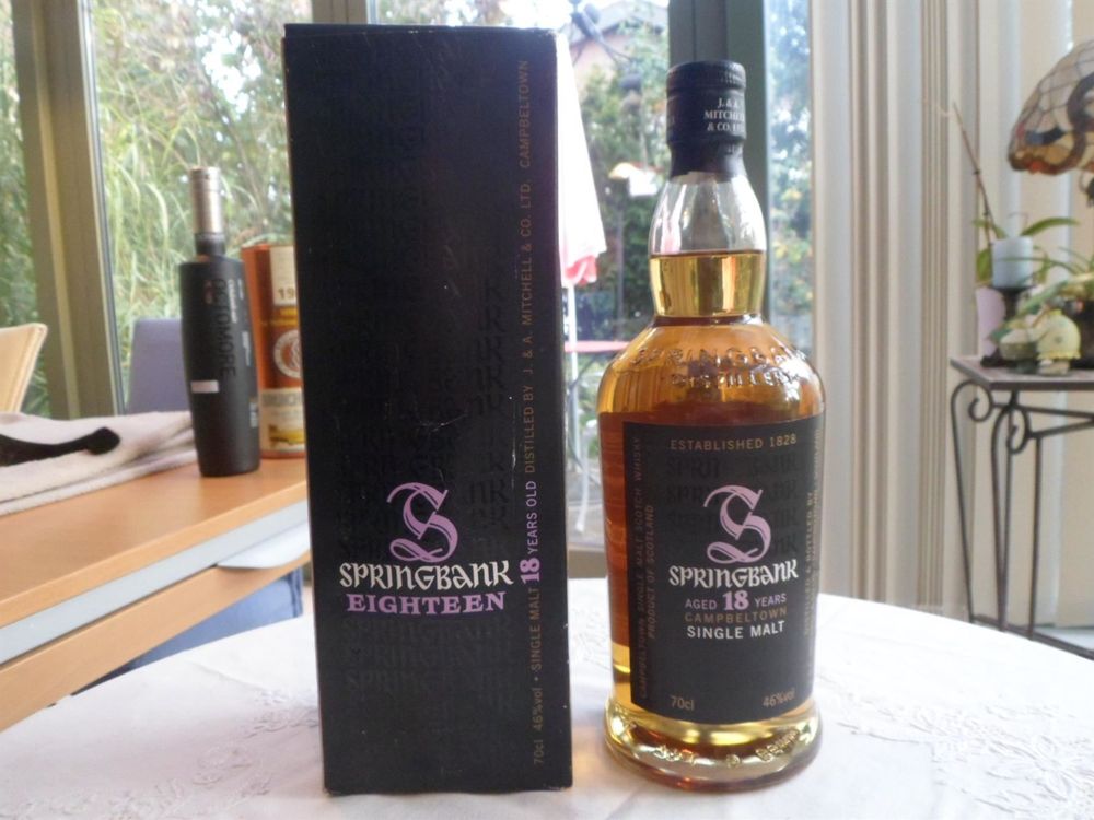 Springbank 18 Years WB 88 Pkt Bott.2011 (Neu und originalverpackt) in ...