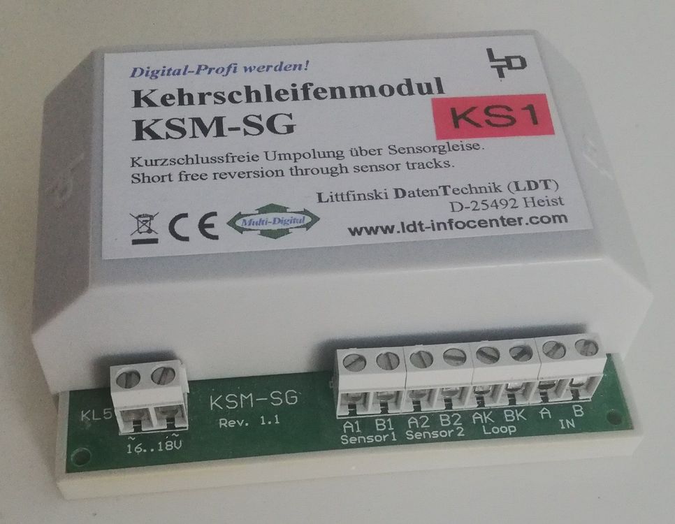 Kehrschleifenmodul Eisenbahn KSM-SG Littfinski LDT | Kaufen auf Ricardo