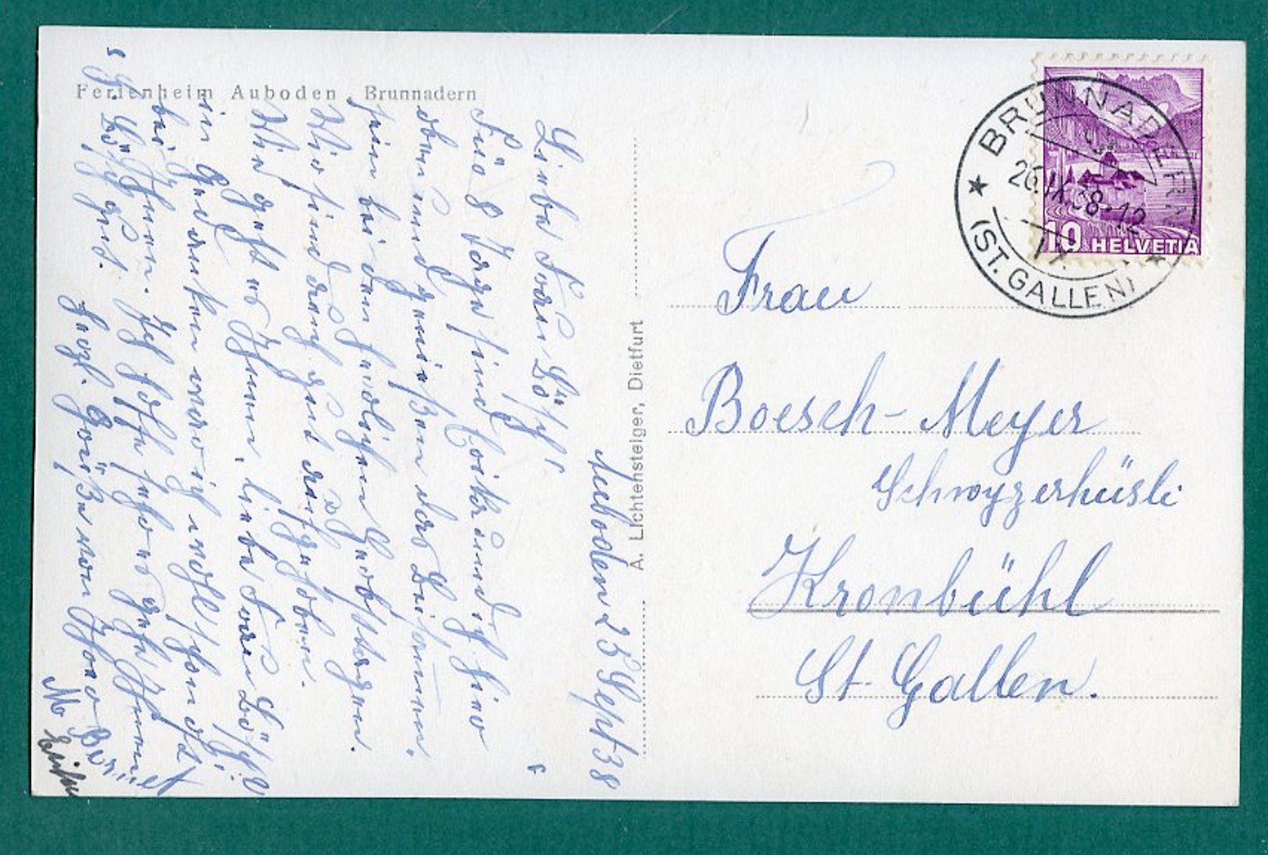 Brunnadern, Ferienheim Auboden, 1938 (Gebraucht) in Sargans für CHF 1 – mit Lieferung auf ...