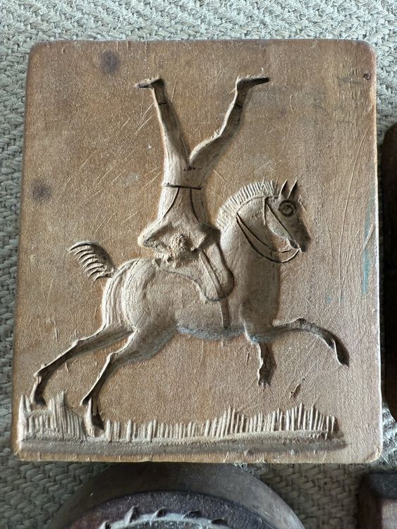 5 antike HOLZMODEL Tirggel-Model Holzbackformen (Gebraucht) in ...