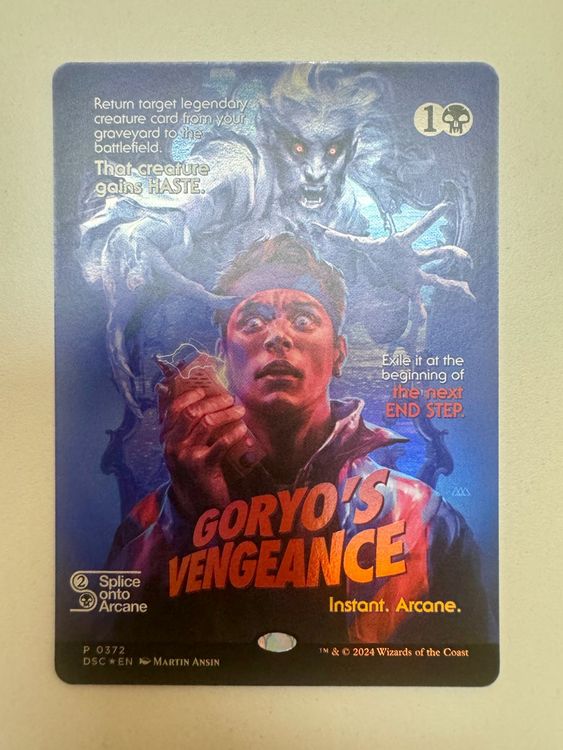 Posterfoil Goryo's Vengeance Duskmourn: House of Horror NM (Neu (gemäss ...