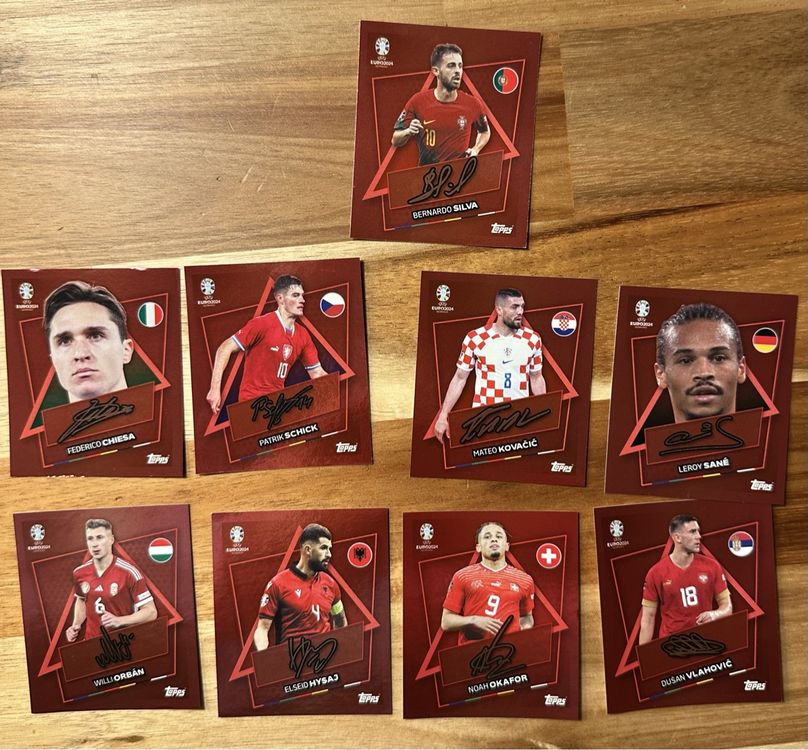 Topps Euro 2024 SP mit Unterschrift (Neu und originalverpackt) in ...