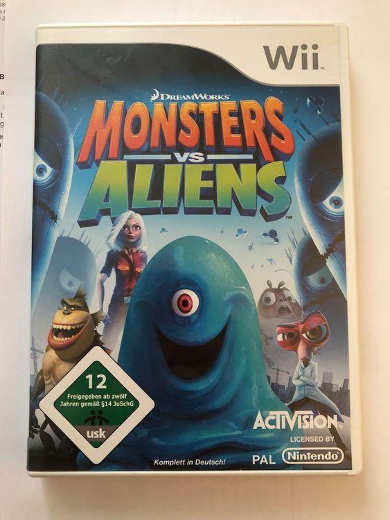 Nintendo Wii: Monsters vs Aliens (Gebraucht) in Dorf für CHF 4 – mit ...