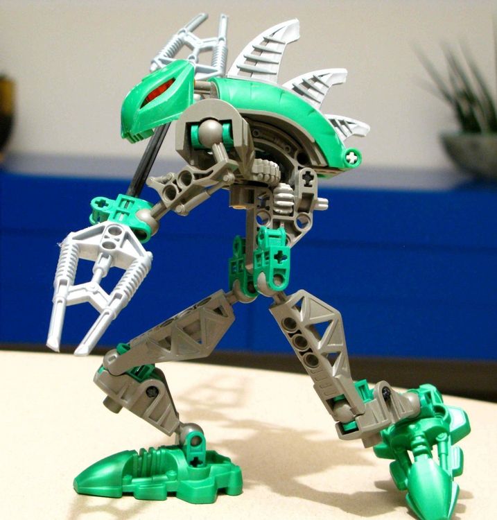 Lego Bionicle 8589 Grüner Rakshi Lerahk mit Anleitung | Kaufen auf Ricardo