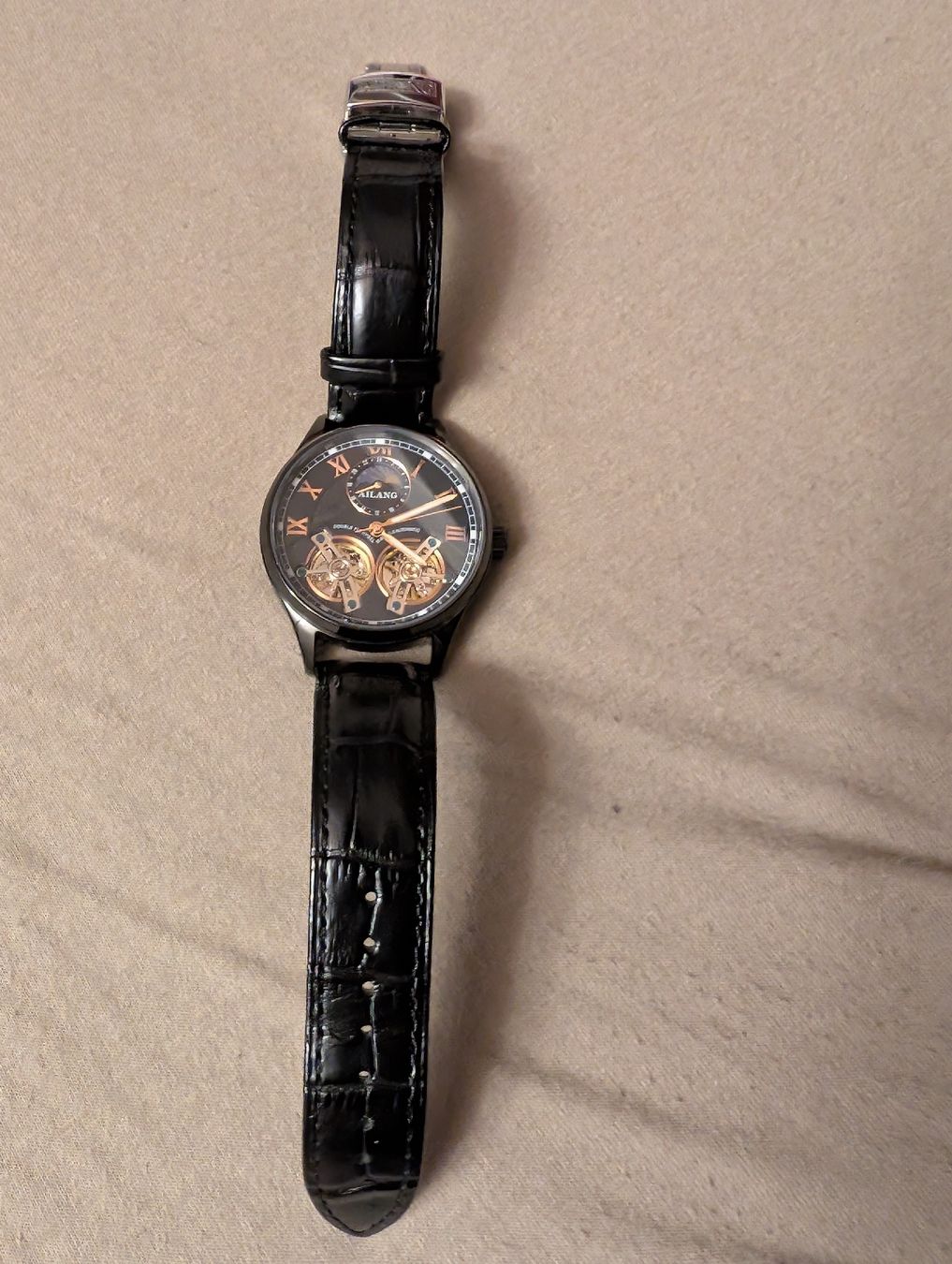 Doppel-Unruh (Double Flywheel) Automatik Uhr (Neu (gemäss Beschreibung ...