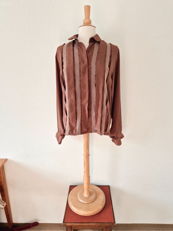 BLUSE ALBERT DE CILHAR VINTAGE PARIS M 38 , TOP ZU JEANS ROC (Gebraucht ...