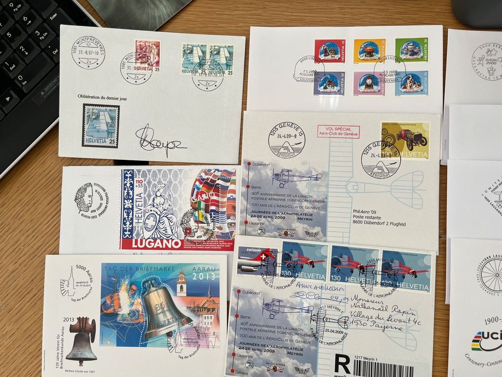 40 FDC Schweiz aus den 90 bis 2000er Jahren (Gebraucht) in Murgenthal für CHF 5 – mit Lieferung ...