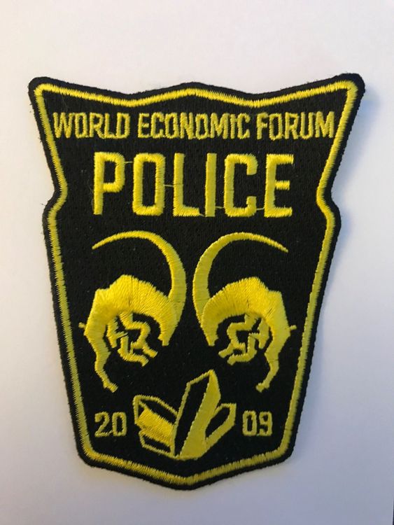 Aufnäher Patch Abzeichen WEF Police 2009 | Kaufen auf Ricardo